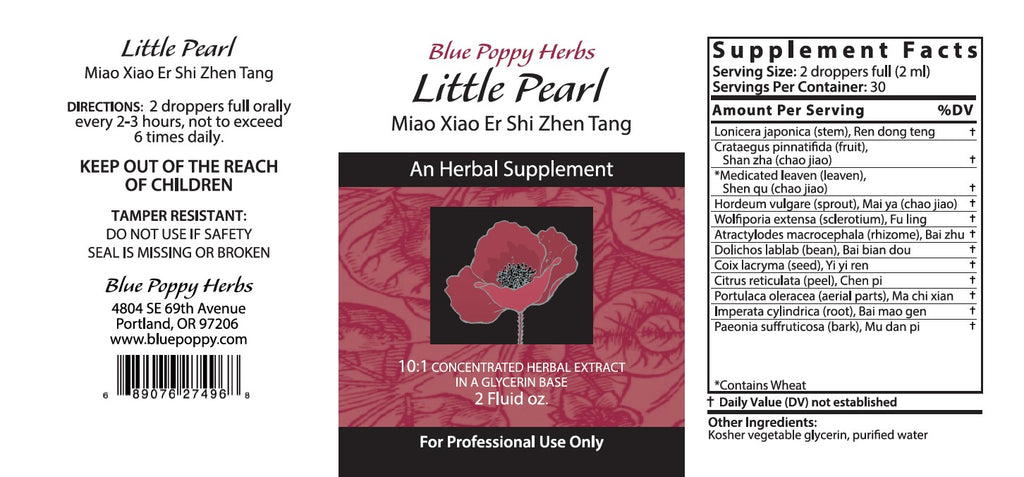 Little Pearl - Blue Poppy Pediatrics – People's Herbs