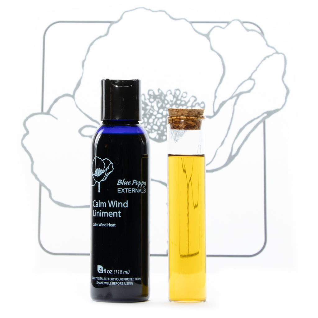 Calm Wind Liniment - Blue Poppy Externals – People's Herbs