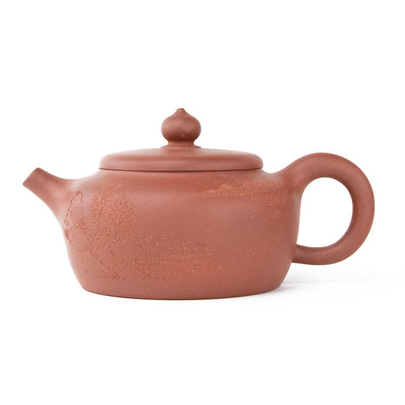 Yixing Clay Tea Pot, light brown, 8.5 oz – People's Herbs